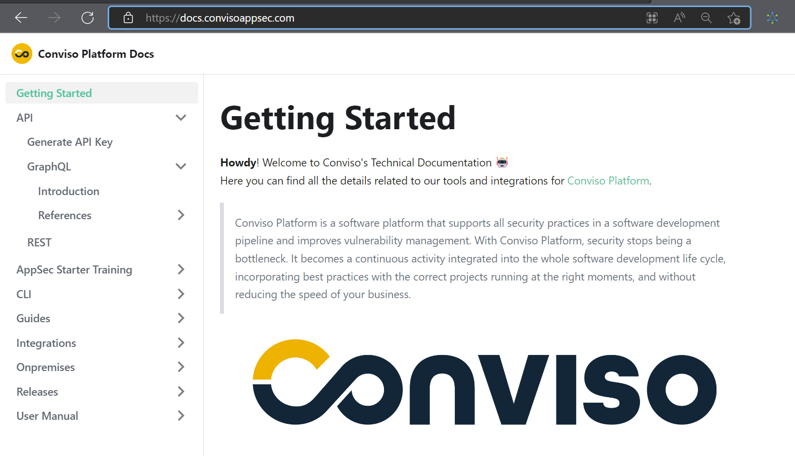 Security requirements with the Conviso Platform API